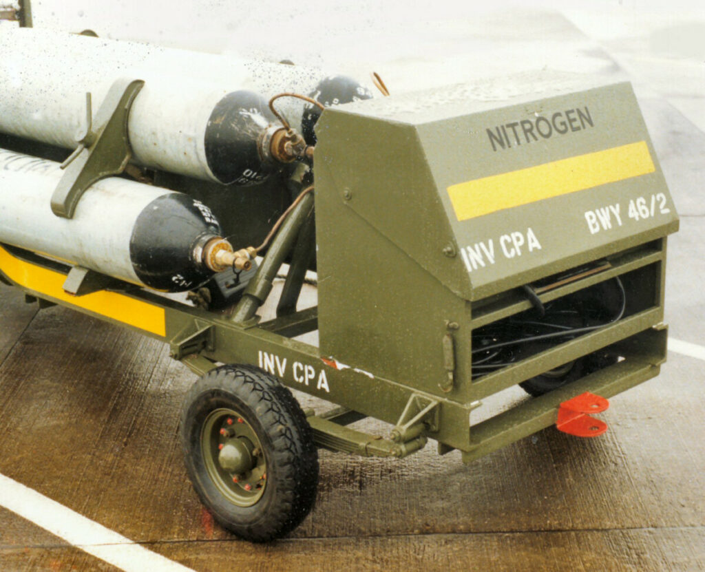RAF Oxygen/Nitrogen Trolley - David J. Parkins