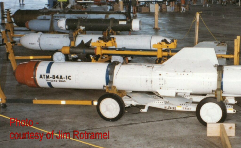 US Navy Missile Trolleys - set of three - David J. Parkins